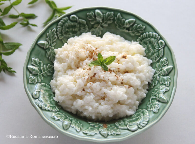 Orez cu lapte - Reteta simpla - Bucataria Romaneasca