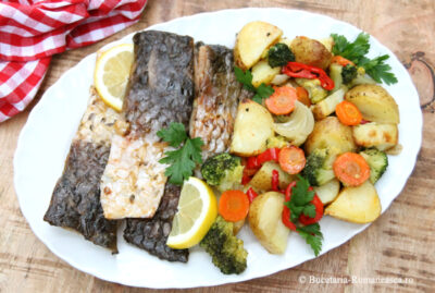 Peste cu legume la cuptor - Bucataria Romaneasca .ro