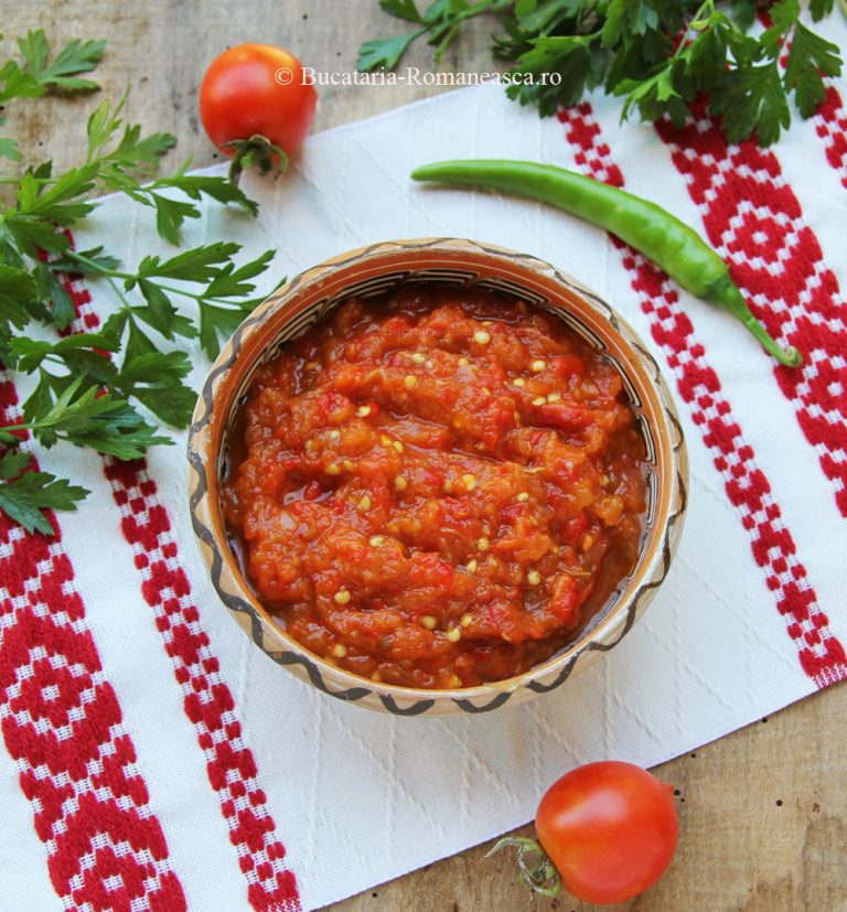 Zacusca dietetica Reteta - Bucataria Romaneasca .ro